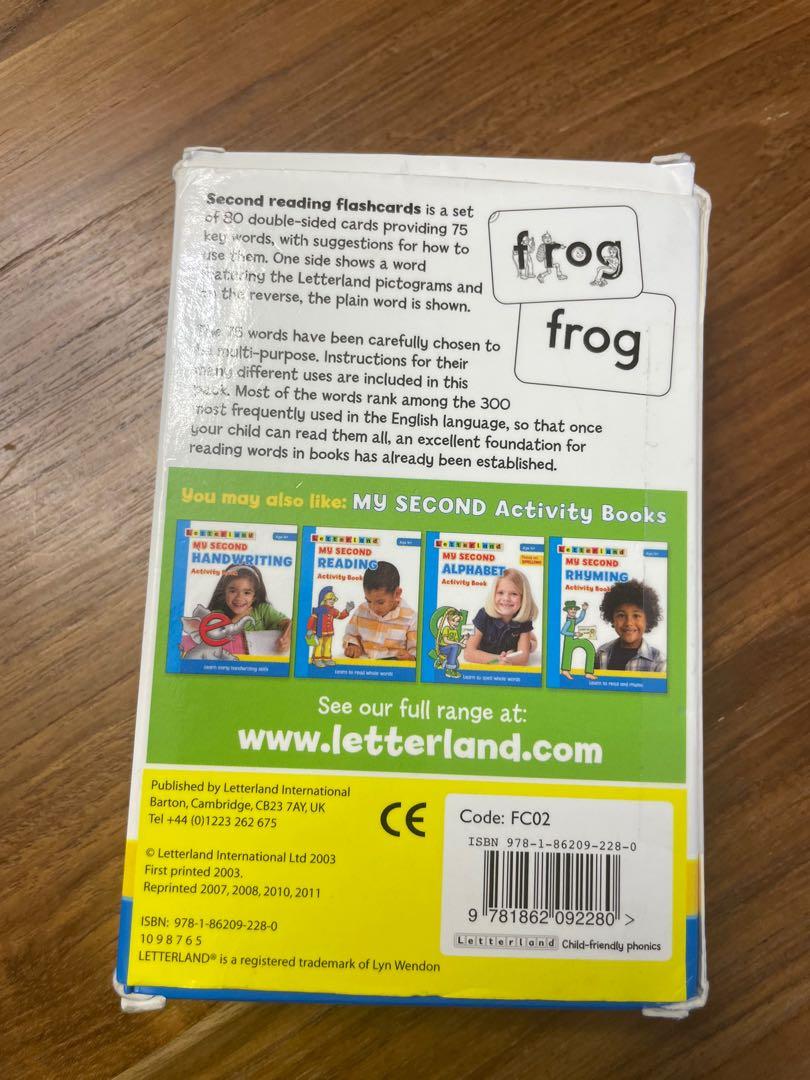 Letterland second reading flashcards. Phonics blending, 興趣及遊戲, 書本 & 文具 ...