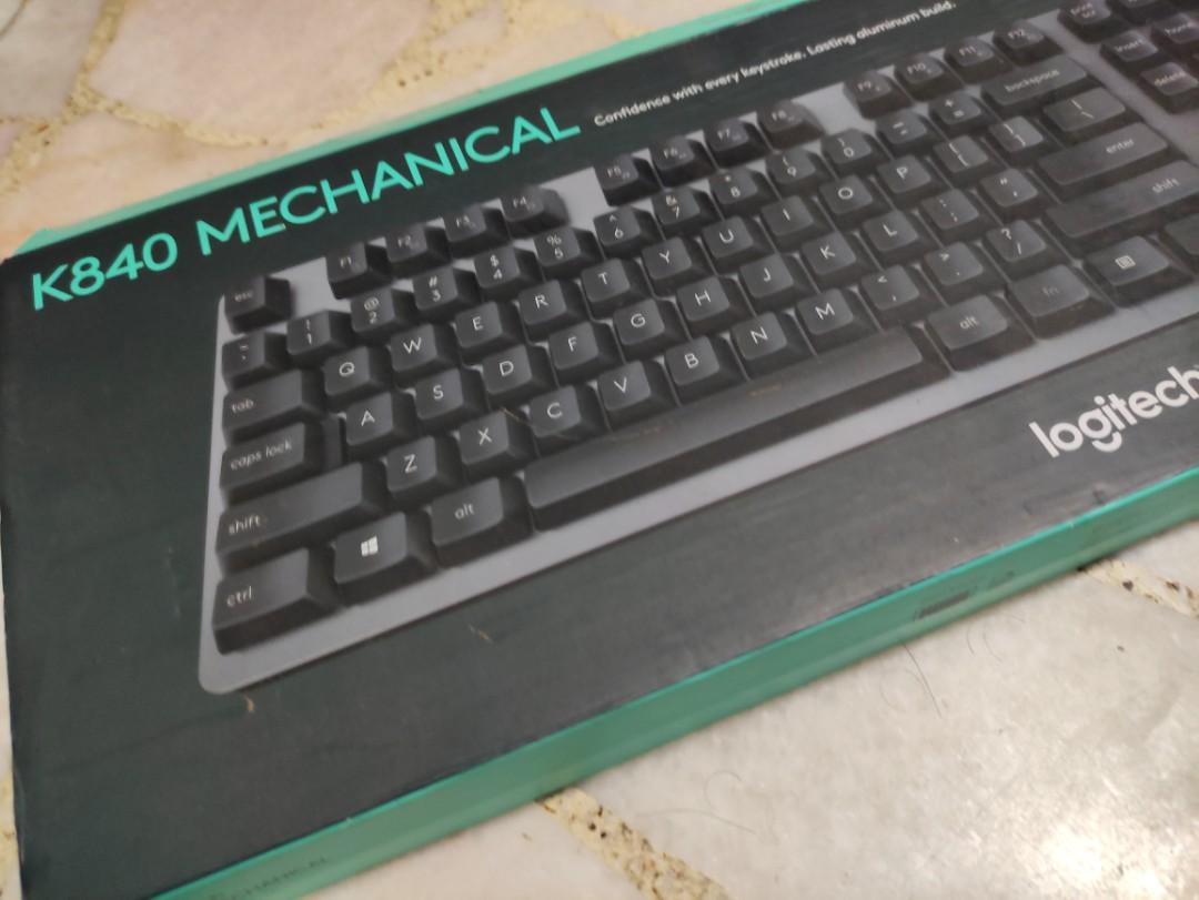 Logitech K840 Mechanical Keyboard, Computers & Tech, Parts ...