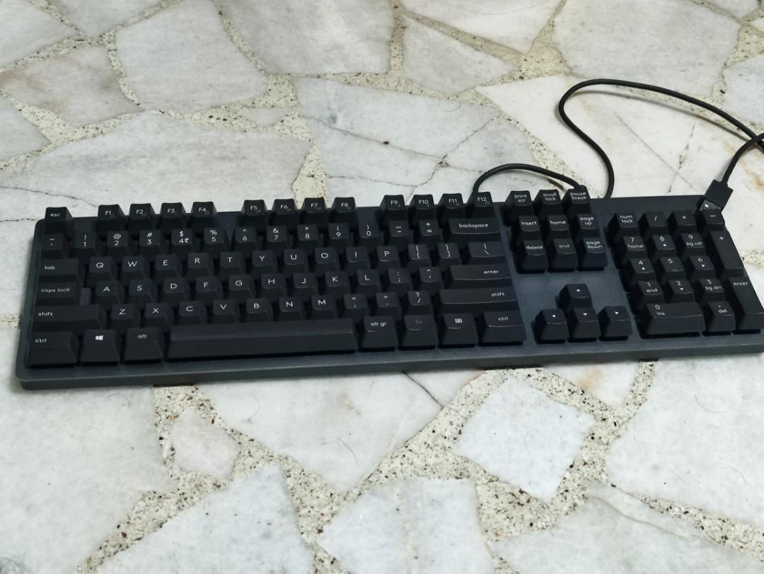 Logitech K840 Mechanical Keyboard, Computers & Tech, Parts ...