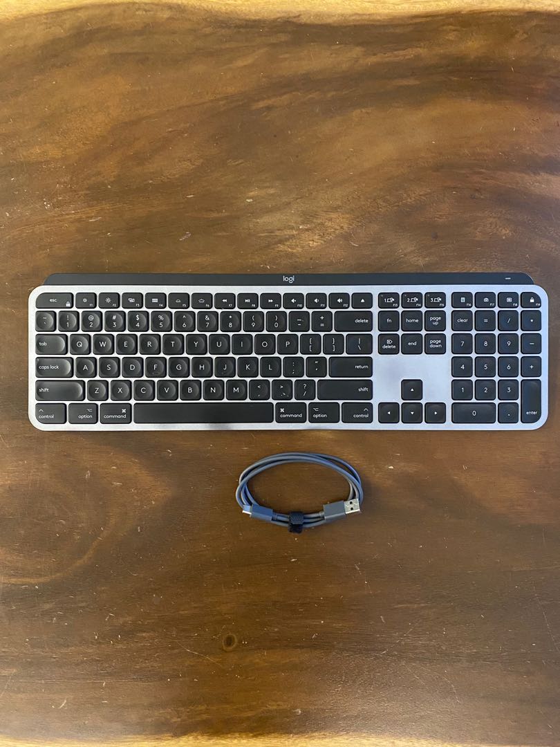 Logitech MX Keys Mac Key Labels Computers Tech Parts Accessories Computer Keyboard On