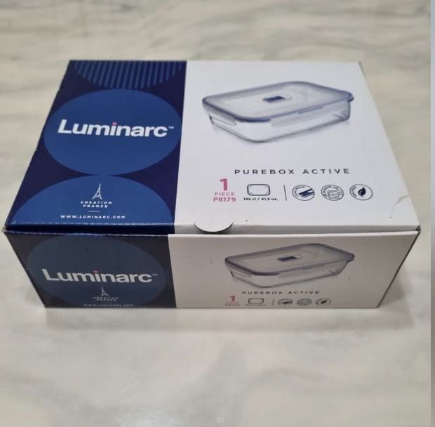Luminarc Glass Container, Furniture & Home Living, Kitchenware ...