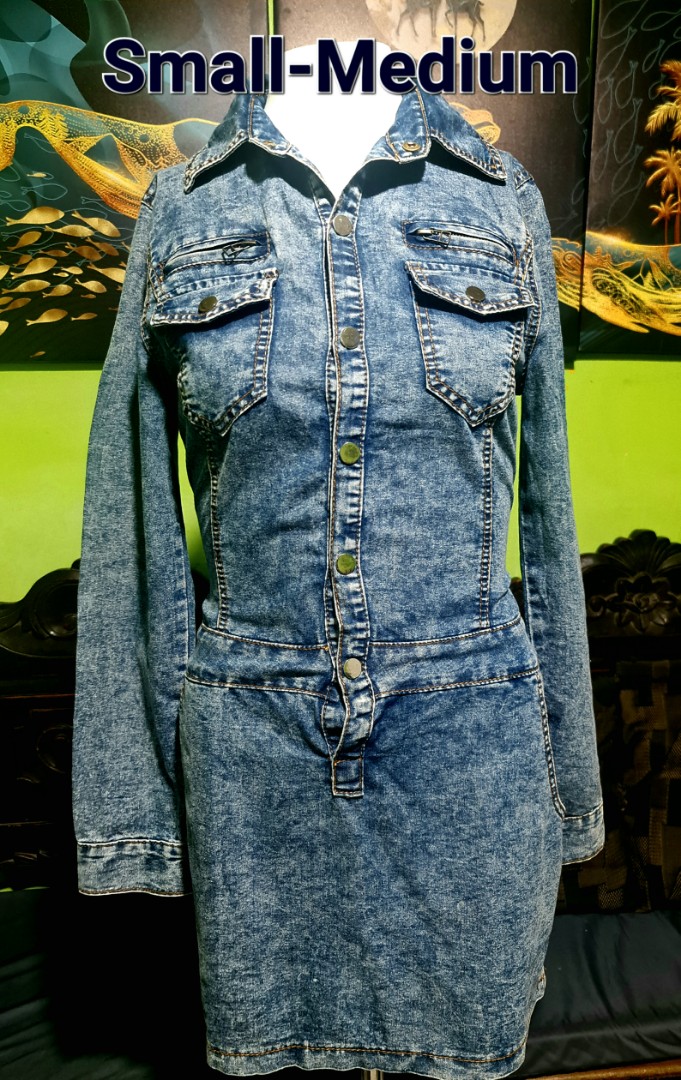 Maong dress, Women's Fashion, Dresses & Sets, Dresses on Carousell