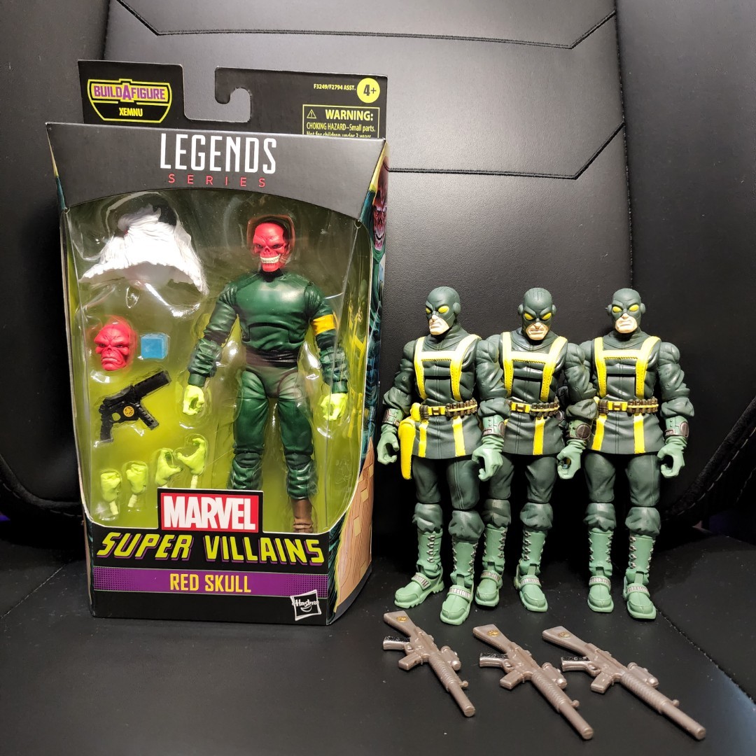 Marvel Legends Red Skull and Hydra Soldier set, Hobbies & Toys, Toys ...