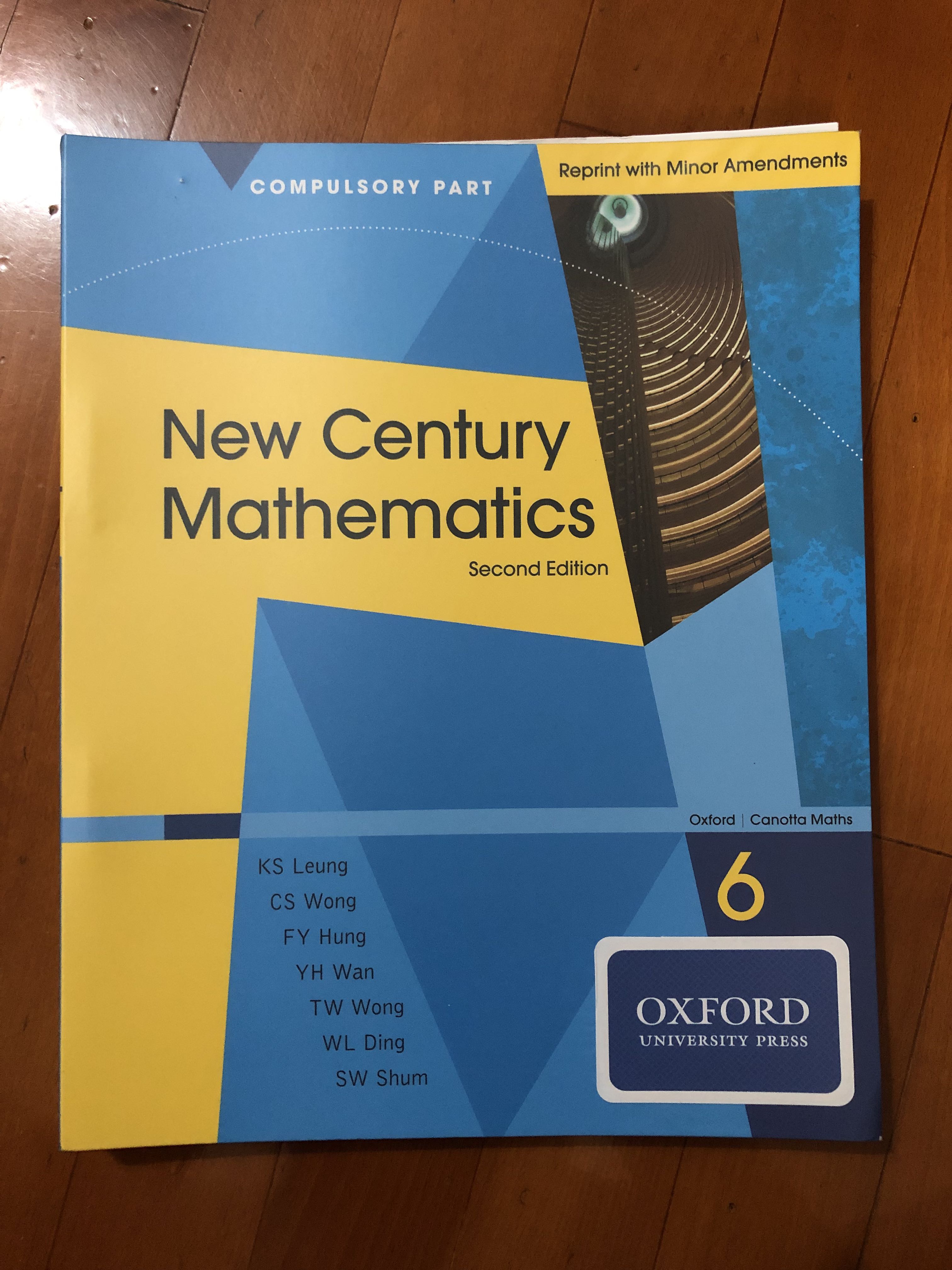 Maths Textbook New Century Mathematics Book 6 Compulsory Part Second