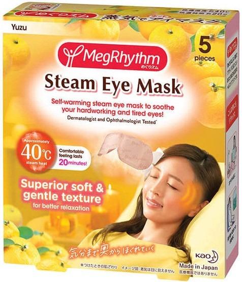 MegRhythm Steam Eye Mask Meg Rhythm Chamomile Lavender Rose Unscented ...