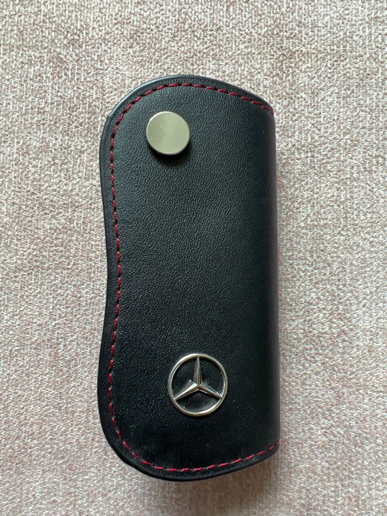 Mercedes-Benz Leather Key Case, Car Accessories, Accessories on Carousell