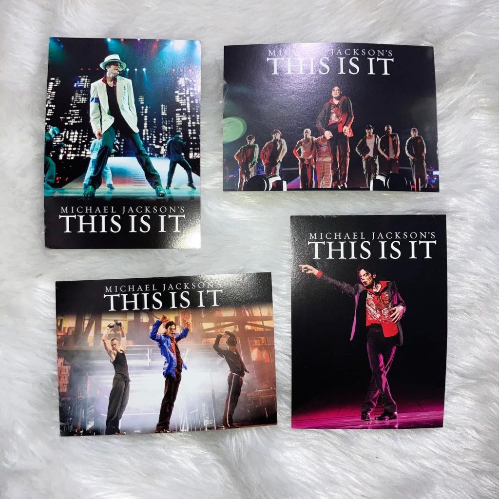 Michael Jackson Post Card Set, Hobbies & Toys, Memorabilia ...