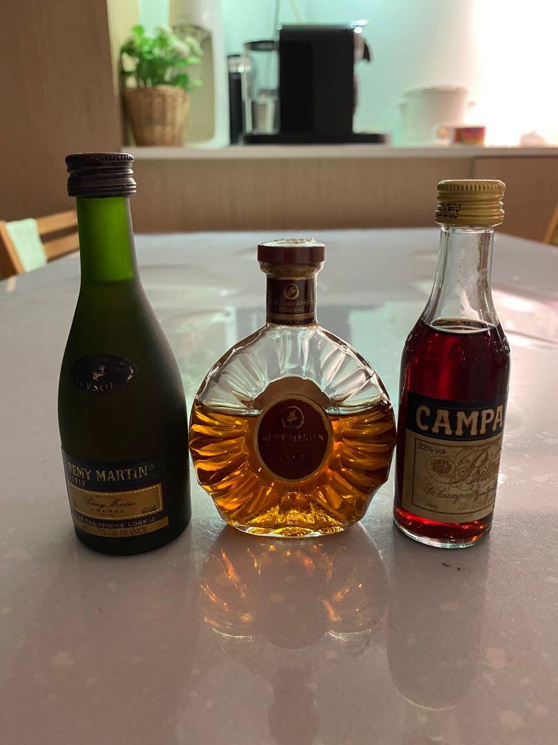 Miniature Remy Martin, Remy Martin XO, Campari Bitter, Hobbies & Toys ...