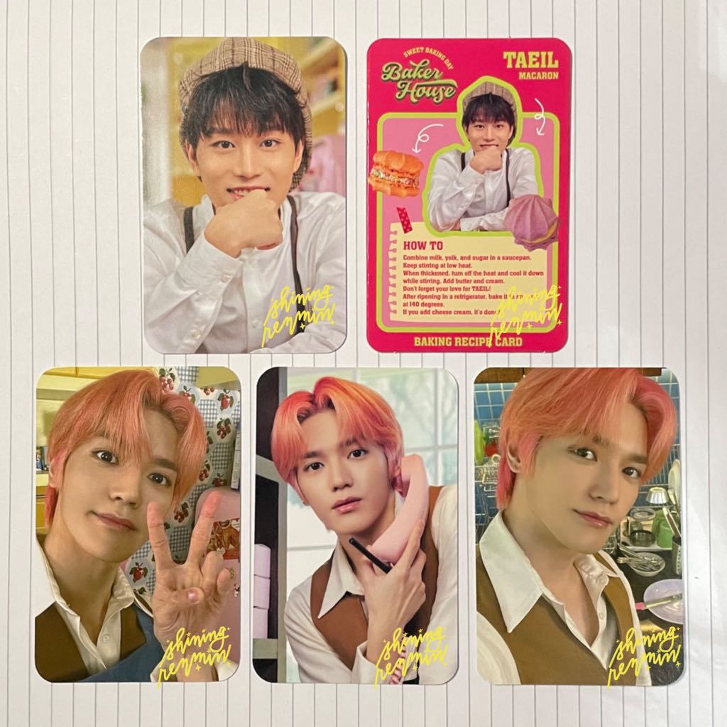 NCT 127 - Taeil & Taeyong Baker House MD Random Trading Card Set, Hobbies & Toys, Memorabilia ...