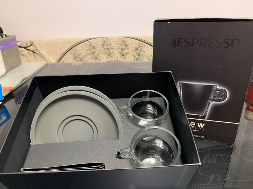 Nespresso View collection 2x view espresso coffee set, Furniture & Home ...