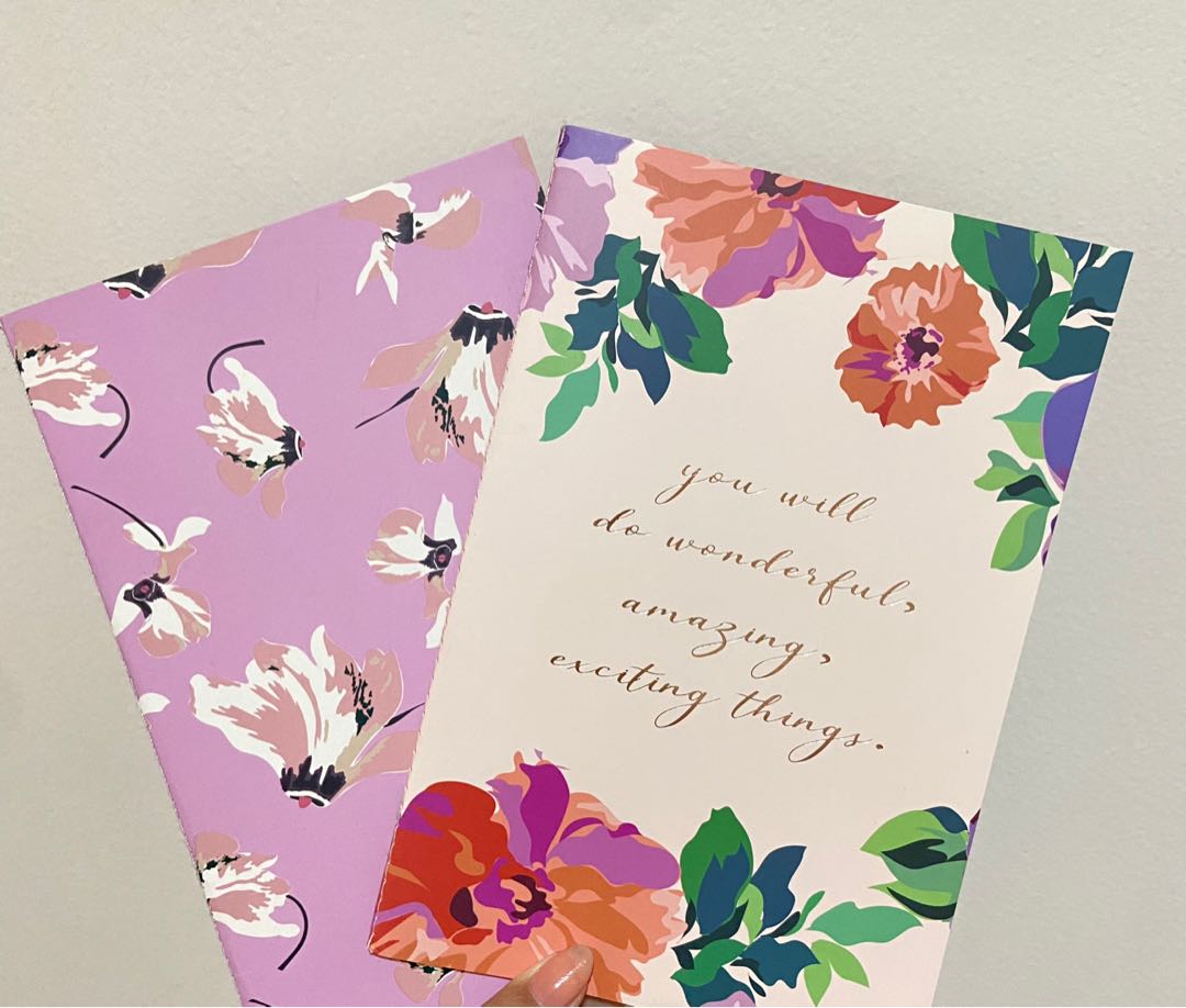 Notebook Miniso Pink Bundle, Buku & Alat Tulis, Buku di Carousell