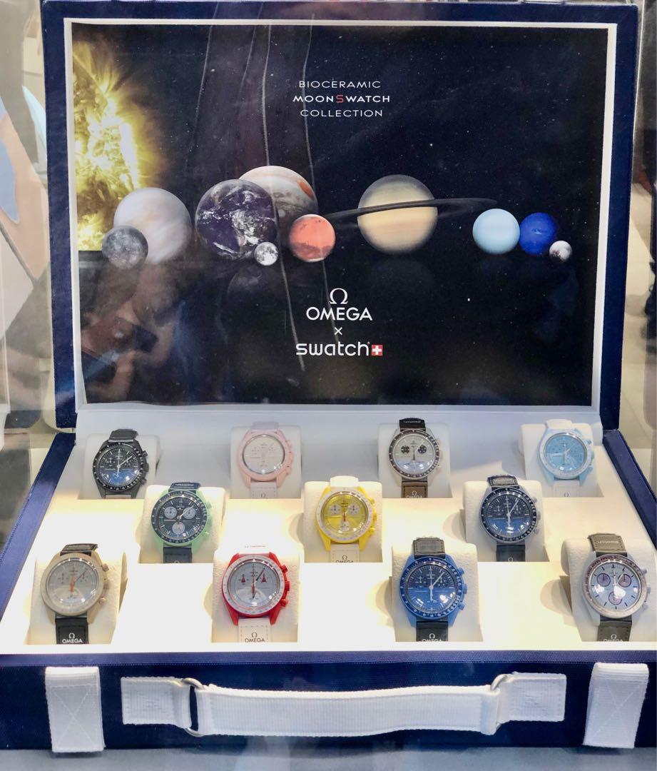 Omega MoonSwatch Full Collection with Briefcase, Hobbies & Toys ...
