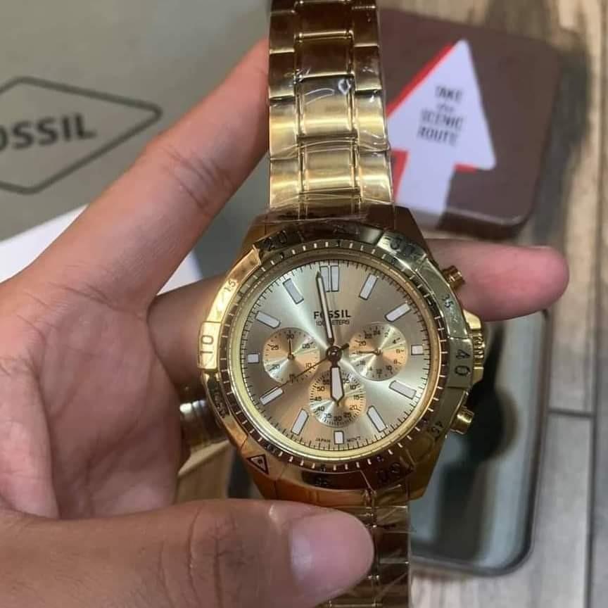 Original Fossil Gold watch for Men, Men's Fashion, Watches ...