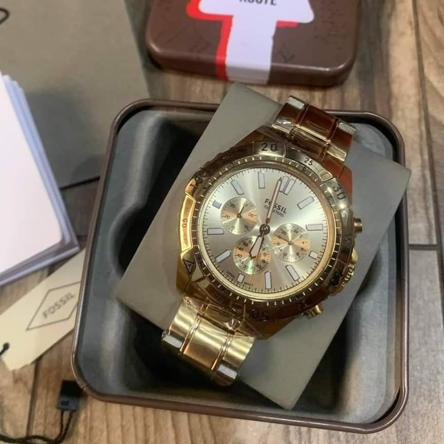 Original Fossil Gold watch for Men, Men's Fashion, Watches ...