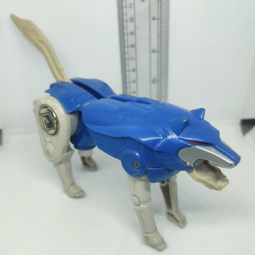 Part DX MMPR Power Rangers Ninja Blue Wolf Zord, Toys & Collectibles ...