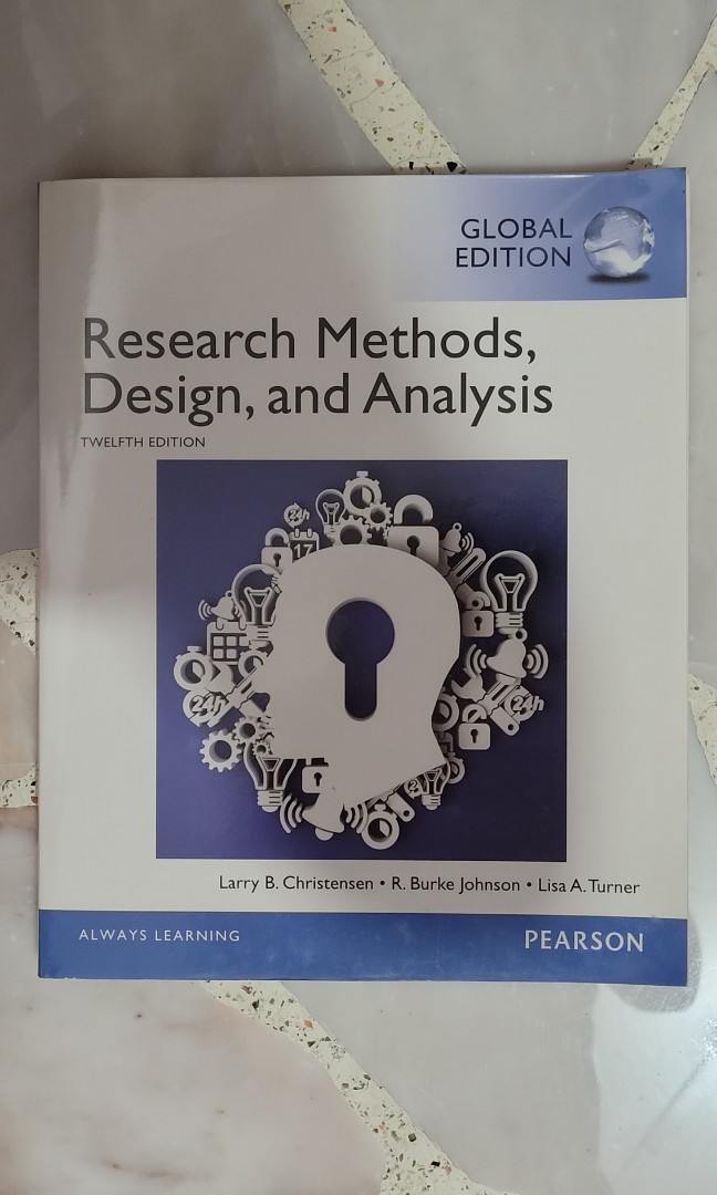 Pearson: Research Methods, Design and Analysis 12th Edition, Hobbies & Toys, Books & Magazines ...