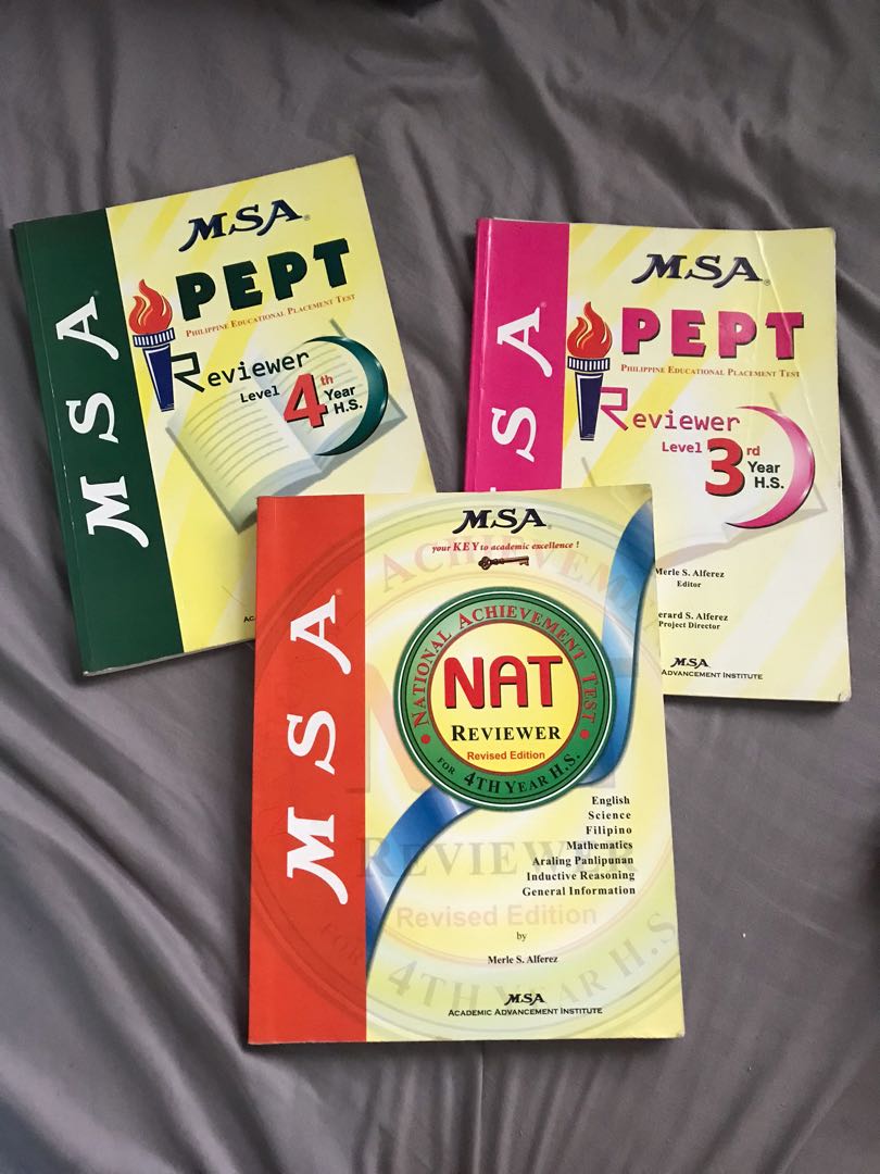 PEPT REVIEWER AND NAT REVIEWER FOR GRADE 9 10 Hobbies Toys Books pept-reviewer-and-nat-reviewer-for-grade-9-10-hobbies-toys-books