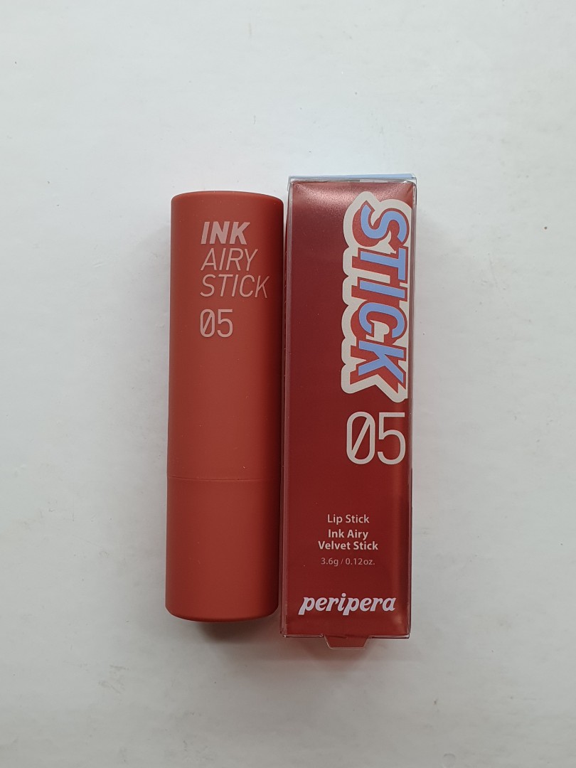 Peripera Ink Airy Velvet Stick - 05 Burnt Tangerine, Beauty & Personal ...