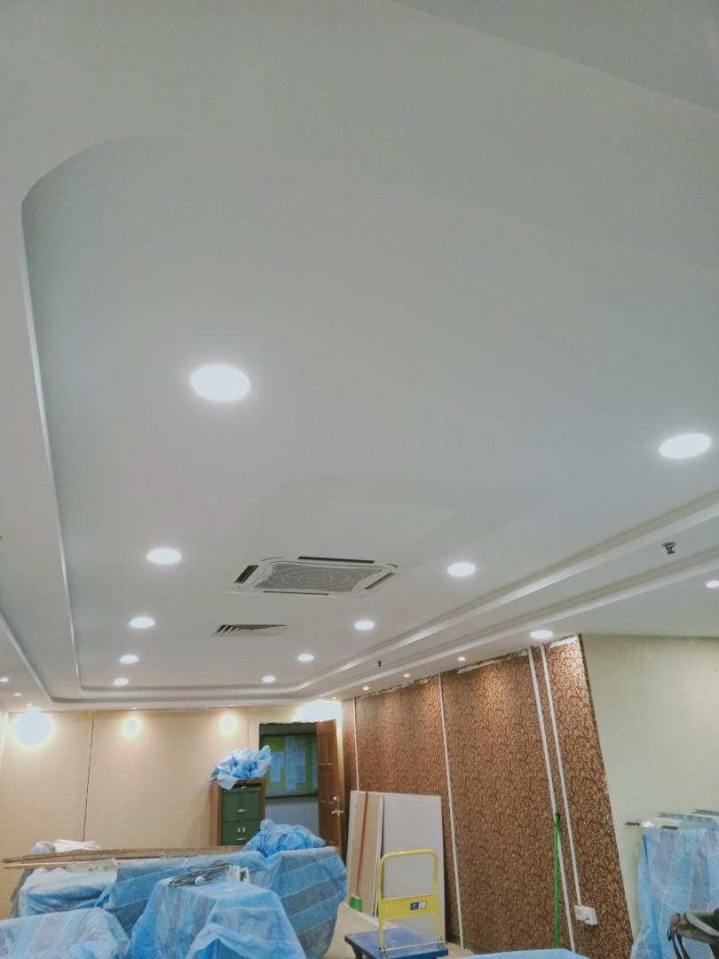 Plaster siling cat rumah pasang lampu, Services, Home Services, Home ...