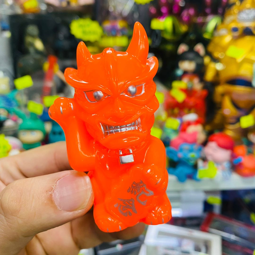 Play Studio 鬼忍 紀念 指頭 橙色 Sofvi Sofubi 膠玩, 興趣及遊戲, 玩具 & 遊戲類 - Carousell