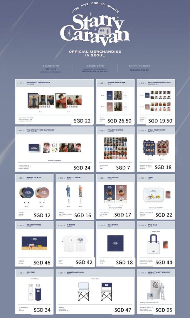 preorder GO astro cha eunwoo eun woo fanmeet fm merch goods starry ...