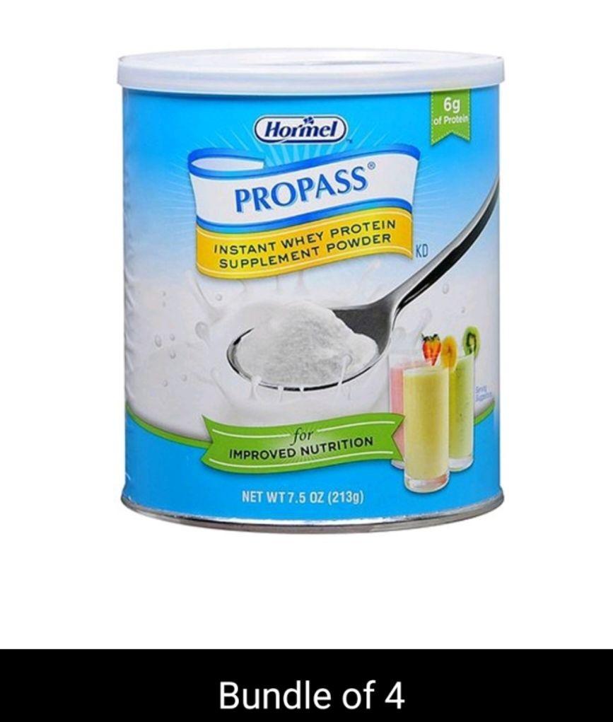Propass Instant Whey Protein Supplement (213g) - Bundle of 4 tins ...