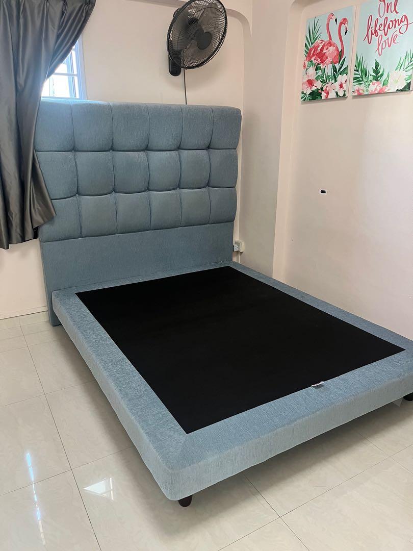 Queen Max coil bed frame, Furniture & Home Living, Furniture, Bed ...