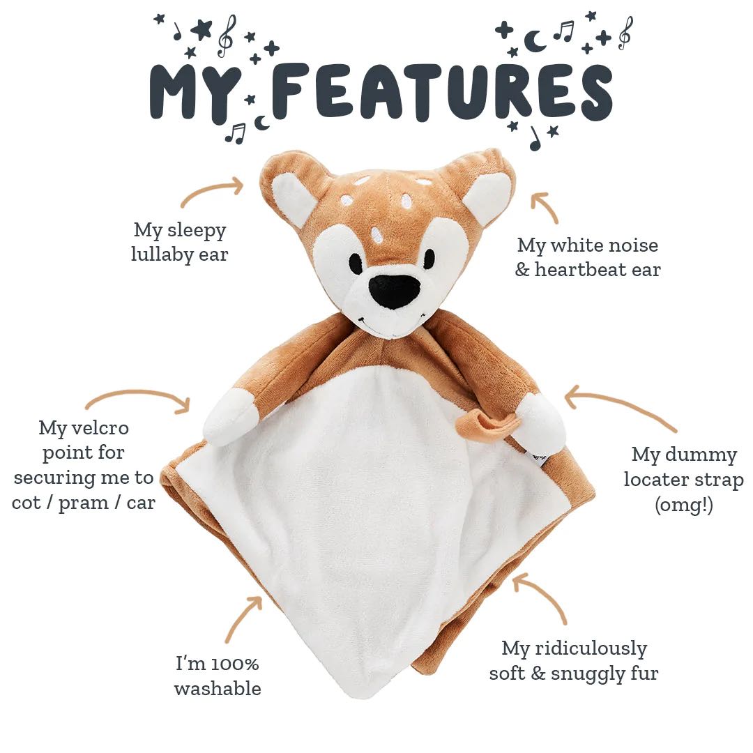 Riff Raff Sleep Stuffed Toy (Music & White Noise), Babies & Kids ...