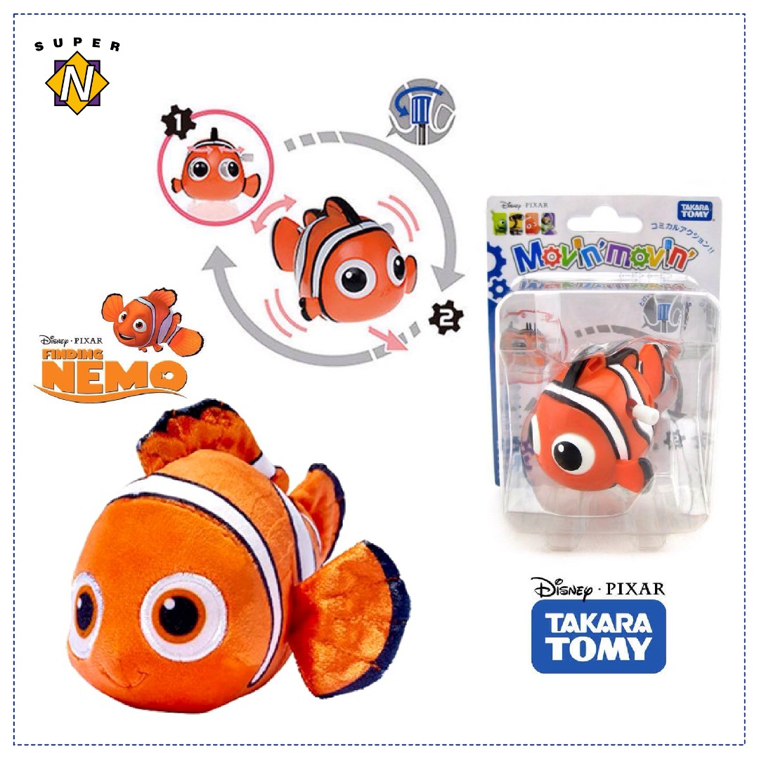 (RM60 for 2) Disney / Pixar NEMO Finding Dory Plush Toy + TAKARA TOMY ...