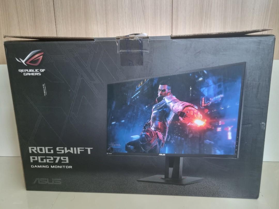 ROG Swift PG279 WQHD+ 165hz IPS HDR in box, Computers & Tech, Parts ...