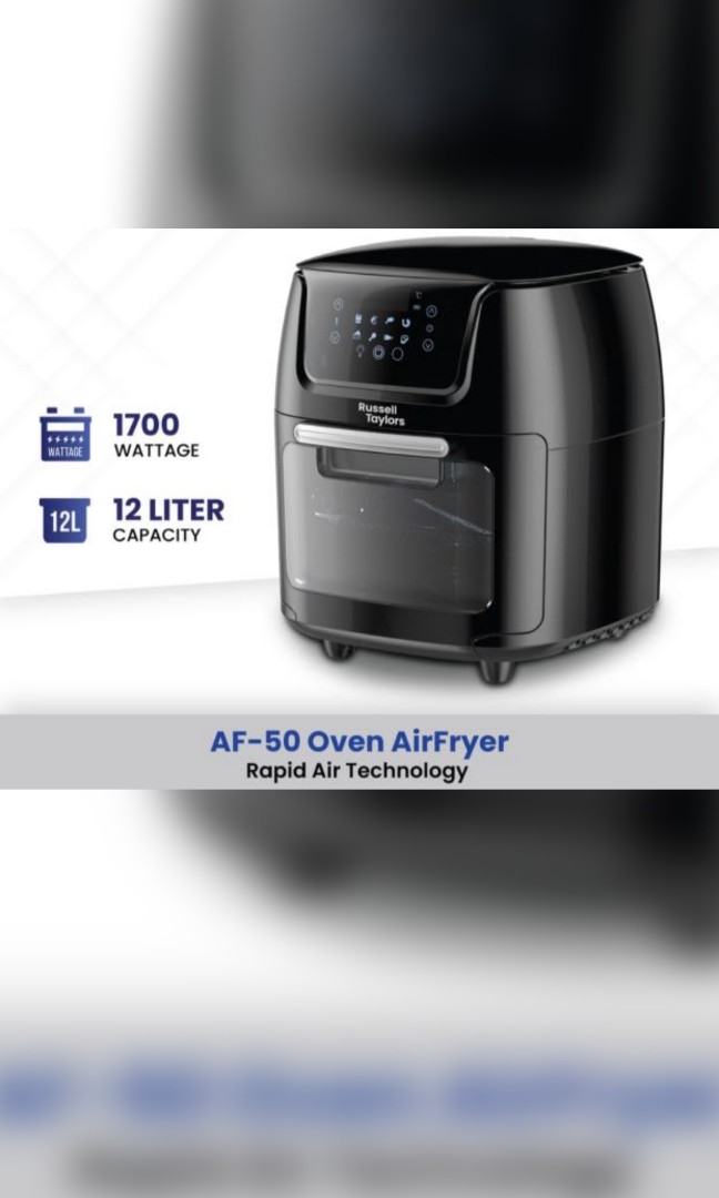 Russell Taylor oven fryer 2 in 1, TV & Home Appliances, Kitchen ...