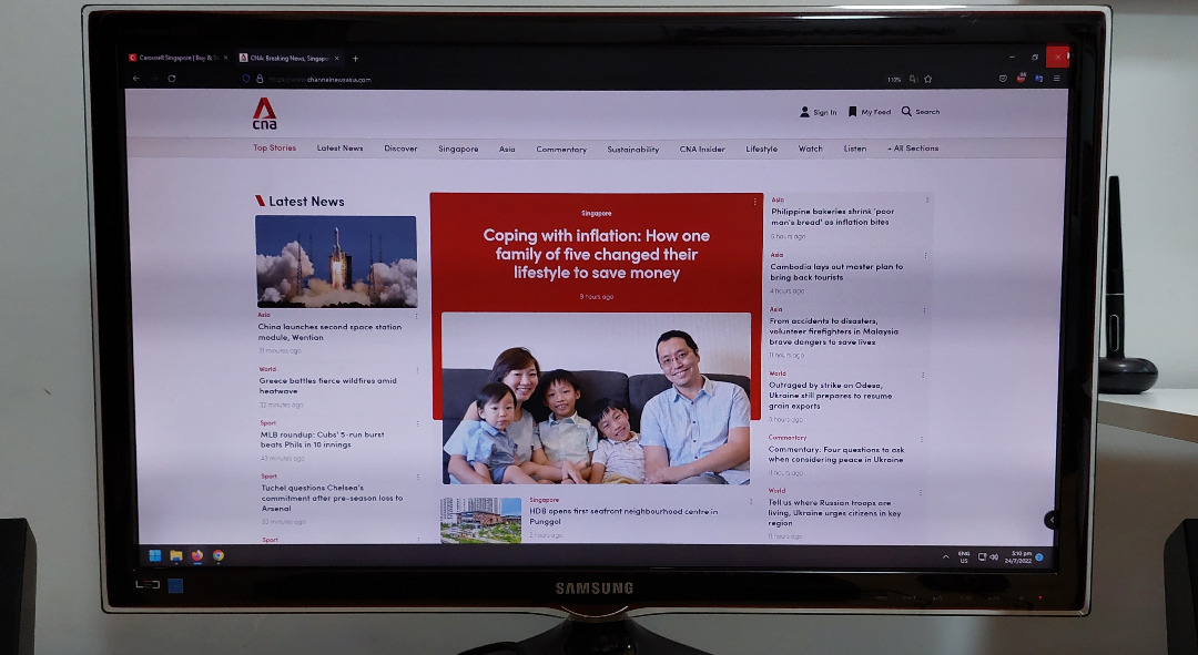 Samsung SyncMaster SA550 27" Full HD LED Monitor, Computers & Tech ...