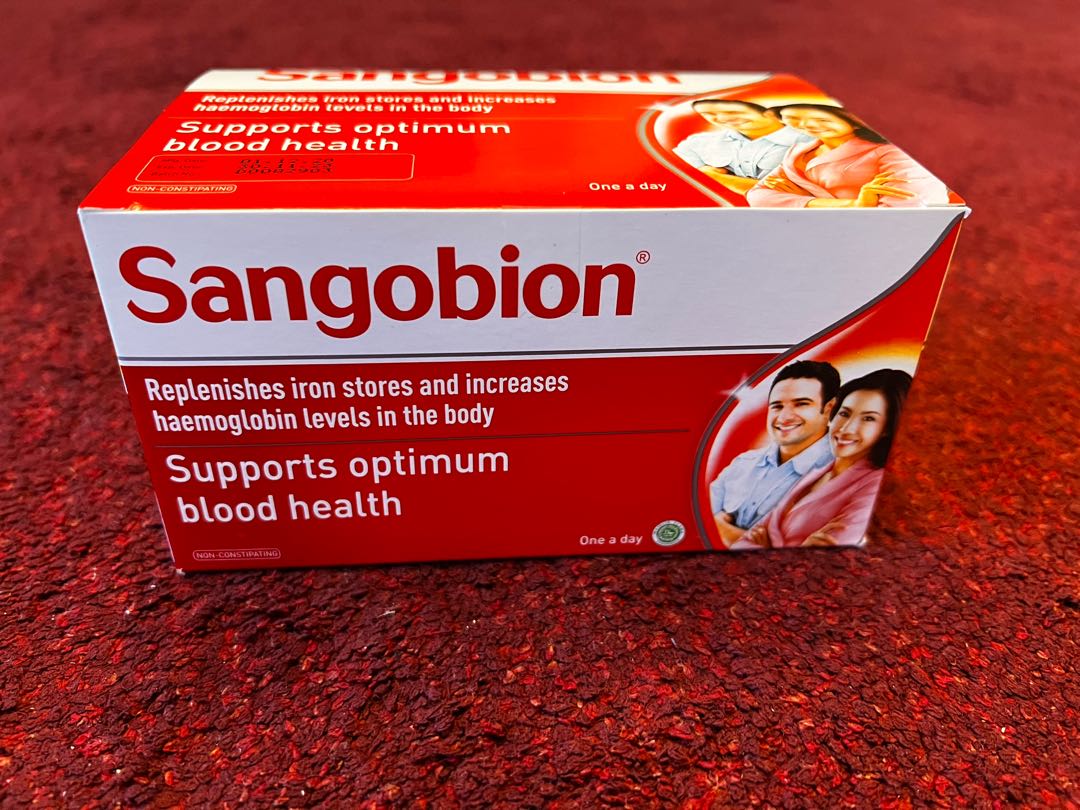Sangobion Iron Tablets (100 capsules), Health & Nutrition, Health ...