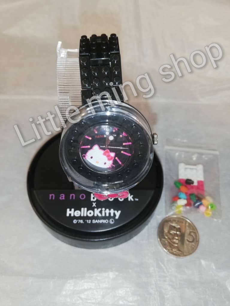 Original Sanrio 2012 Hello Kitty x Nanoblock Kawada Black Watch, Women ...