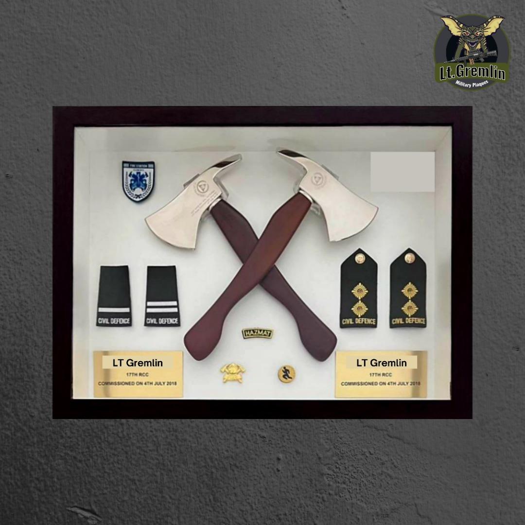 SCDF Fire Fighter Officer Axe Case - Customised, Hobbies & Toys ...