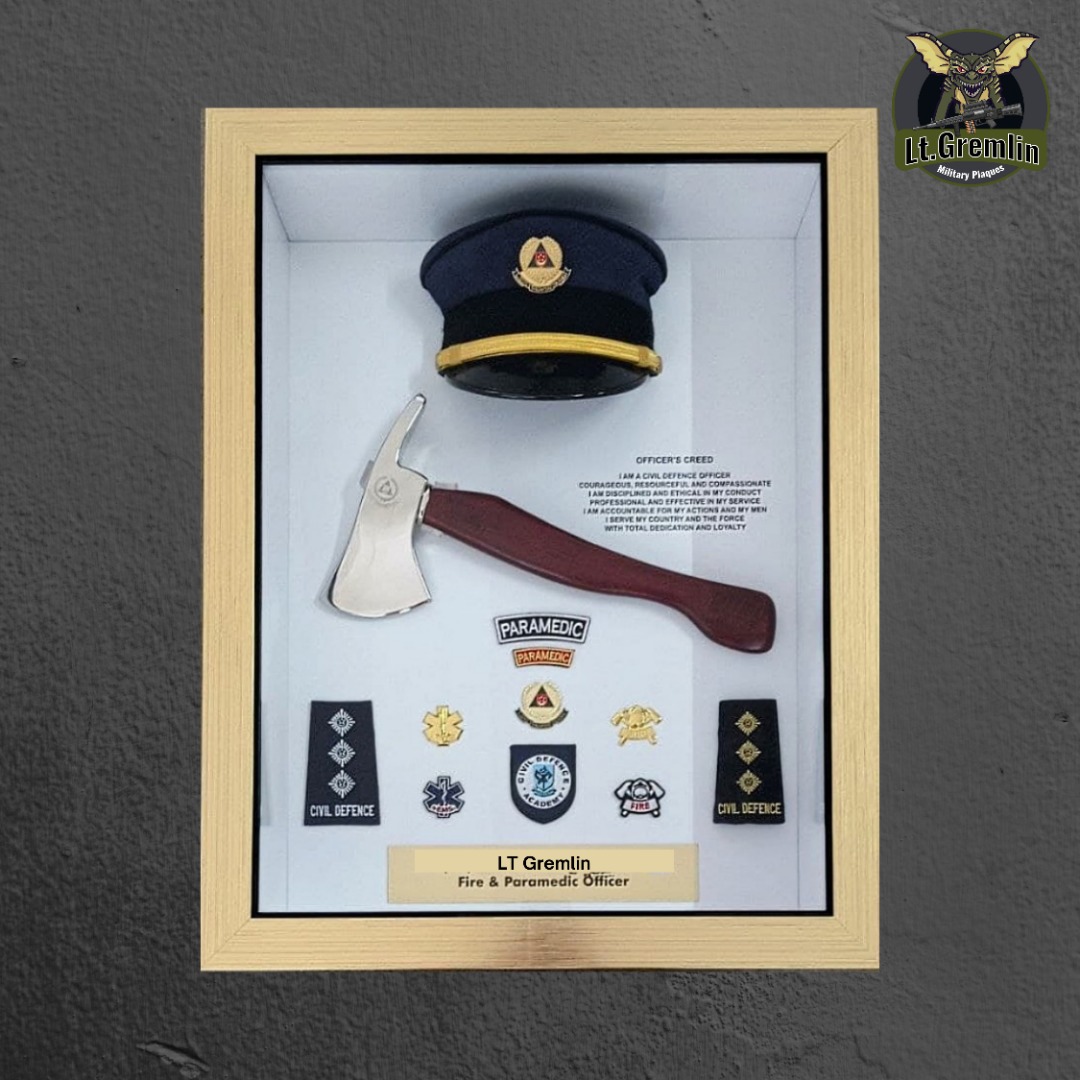 SCDF Fire Fighter Officer Axe Case - Customised, Hobbies & Toys ...