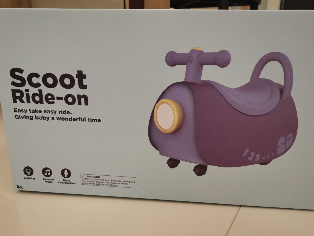 Scoot ride-on with light and music, Babies & Kids, Infant Playtime on ...