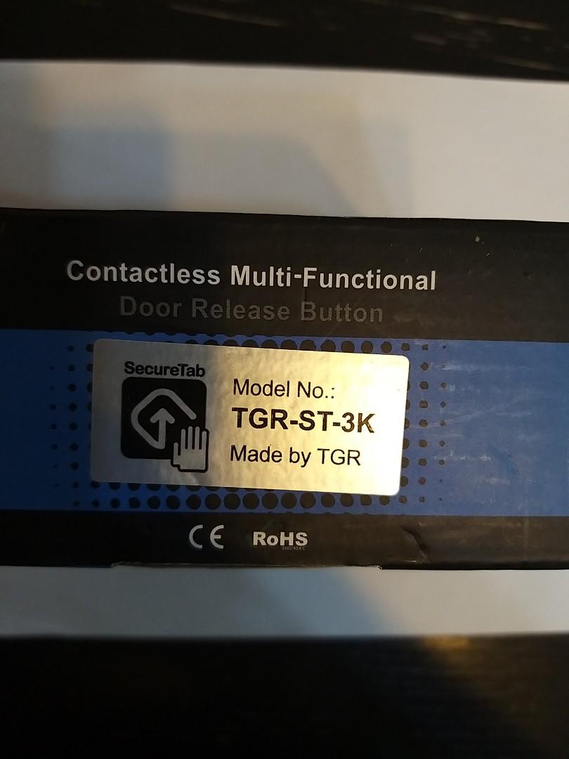 Secure Tab 非接觸式門釋放按鈕, 電腦＆科技, 商務用科技產品 - Carousell
