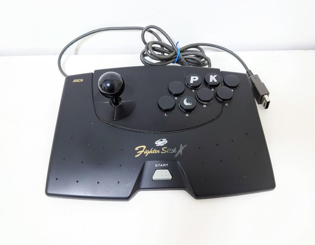 Sega Saturn Ascii Fighter Stick X Joy Stick***注意內文, 電子遊戲, 遊戲機配件, 手掣 ...