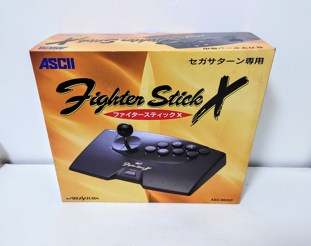 Sega Saturn Ascii Fighter Stick X Joy Stick***注意內文, 電子遊戲, 遊戲機配件, 手掣 ...