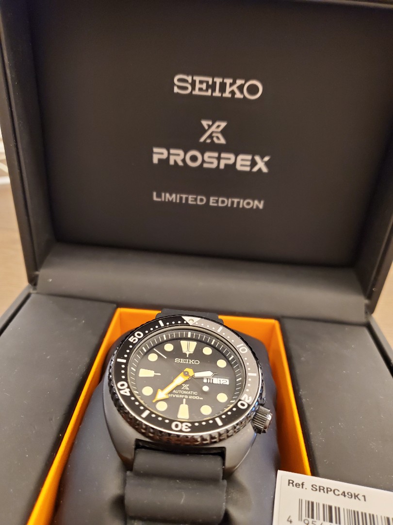 Seiko Prospex Ninja Turtle Black Series Limited Edition SRPC49K ...