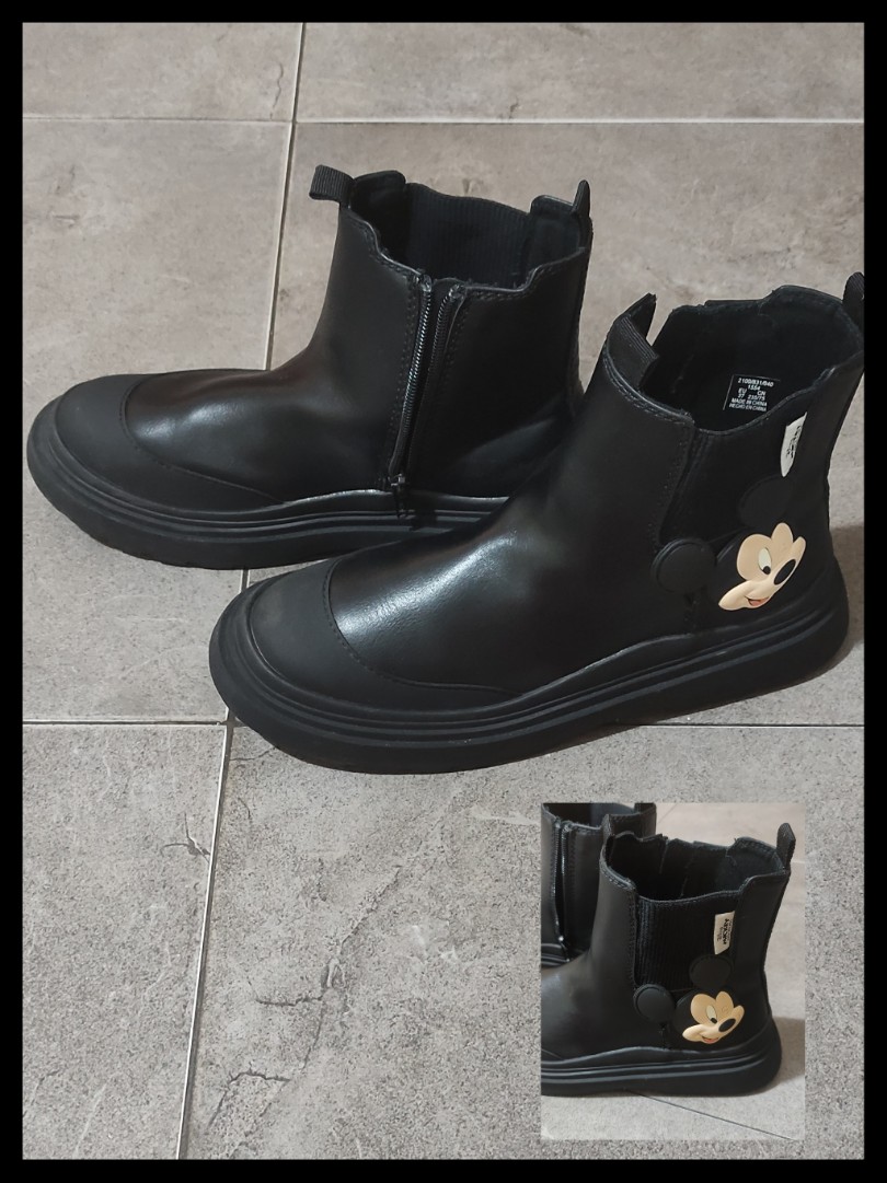Sepatu boots ZARA KIDS, Fesyen Wanita, Sepatu di Carousell