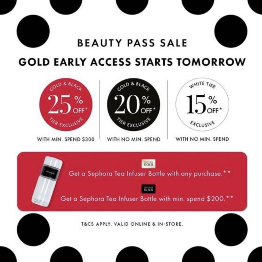 Sephora 25% early access, Beauty & Personal Care, Face, Makeup on Carousell