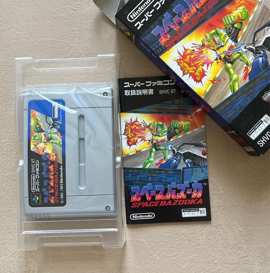 全新未玩過SFC “Space Bazooka” 槍Game, 電子遊戲, 電子遊戲機, Nintendo 任天堂 - Carousell