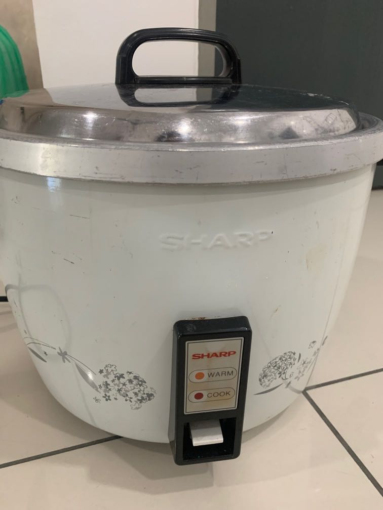 Sharp Rice Cooker 20 cups / 3.8l , TV & Home Appliances, Kitchen ...
