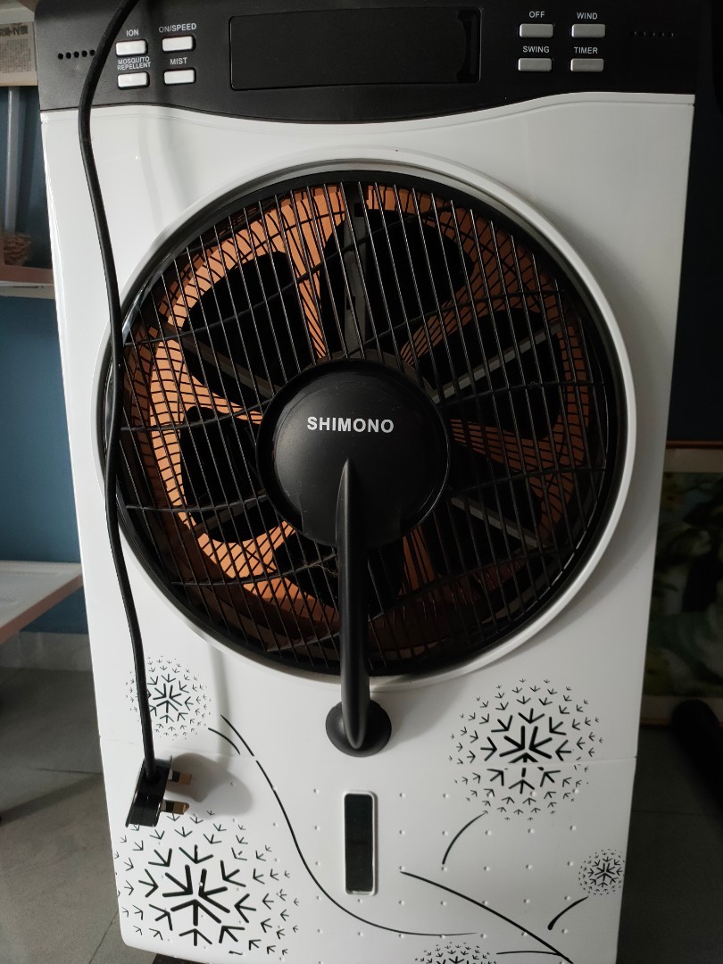 SHIMONO ultrasonic Mist Fan, Furniture & Home Living, Lighting & Fans ...