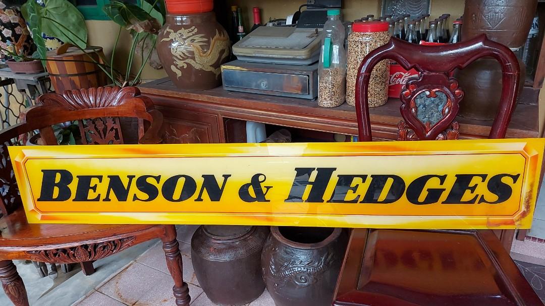 Sign Benson & hedges (sbh1), Hobbies & Toys, Collectibles & Memorabilia ...