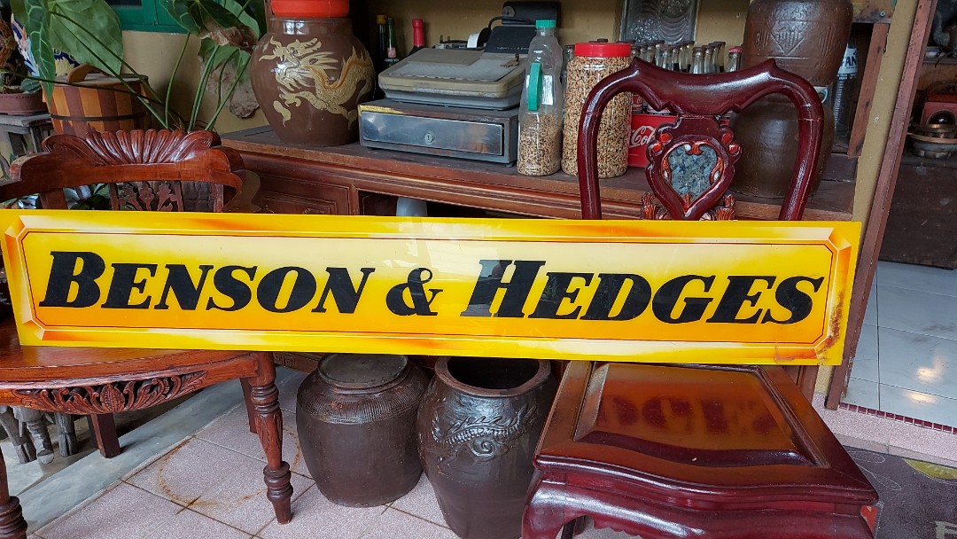 Sign Benson & hedges (sbh1), Hobbies & Toys, Collectibles & Memorabilia ...