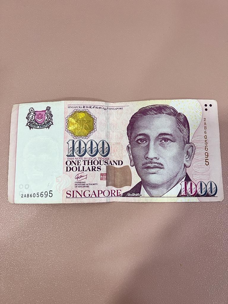 Singapore Bank Note $1000, Hobbies & Toys, Memorabilia & Collectibles ...