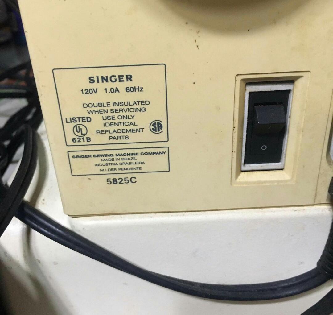 Singer Electric Sewing Machine, Furniture & Home Living, Furniture ...